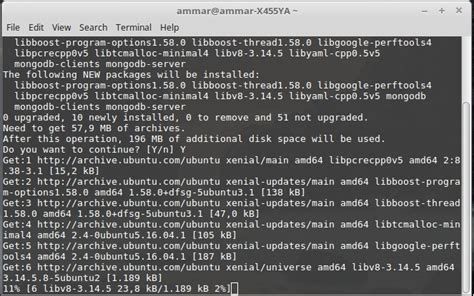 qmarblog install mongodb pada linux mint