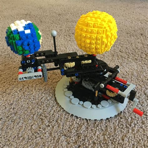 LEGO MOC 4477 Earth Moon And Sun Orrery Technic 2016 Rebrickable