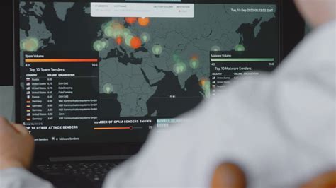 Global Cyber Attack With World Map On Stock Footage Sbv 348506322 Storyblocks
