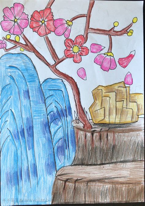 卜算子咏梅图画简笔画卜算子咏梅简笔画大山谷图库