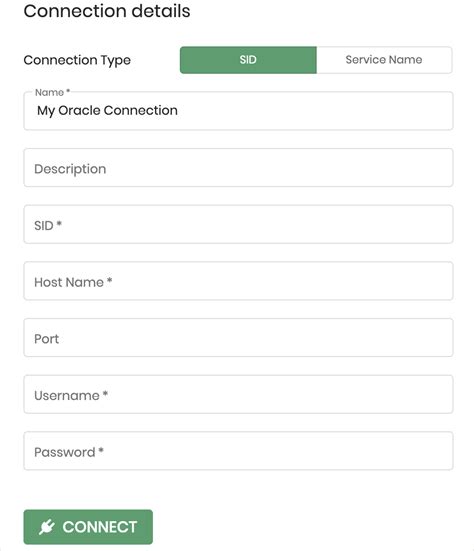 Configure An Oracle Connection Totango