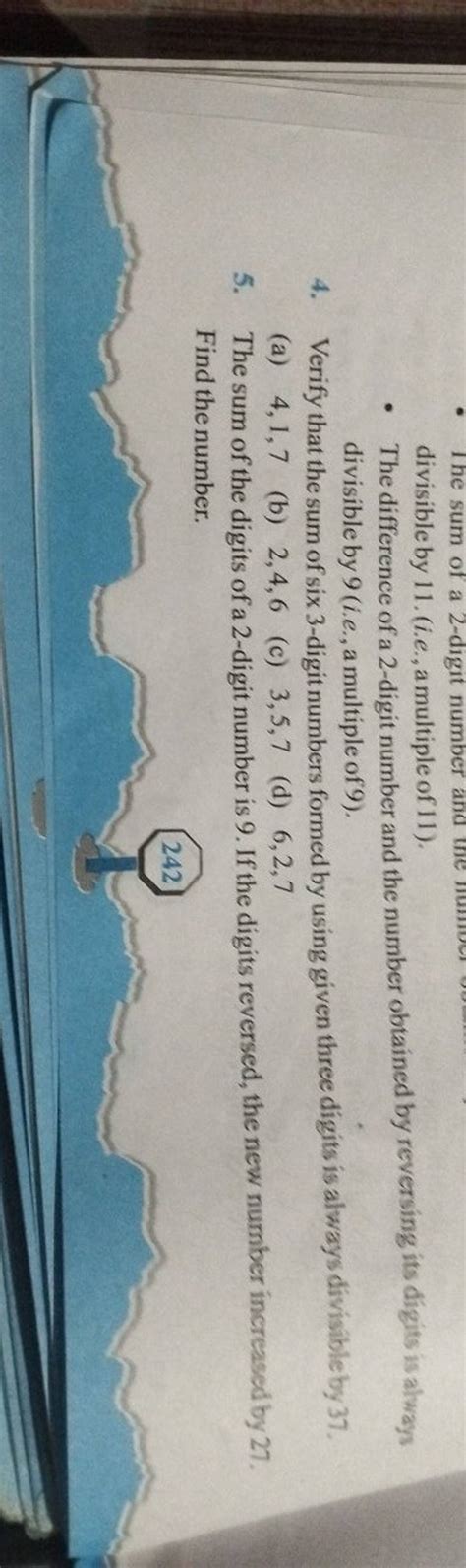 Divisible By 11 Ie A Multiple Of 11 The Difference Of A 2 Digit N
