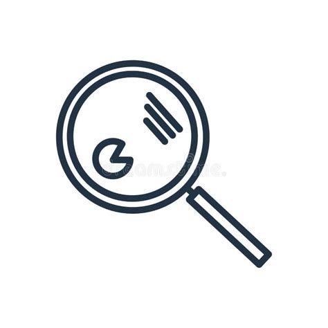 Data Analysis Icon Vector Isolated On White Background Logo Con Stock