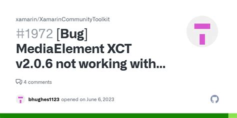 Bug Mediaelement Xct V206 Not Working With Uwp · Issue 1972 · Xamarin