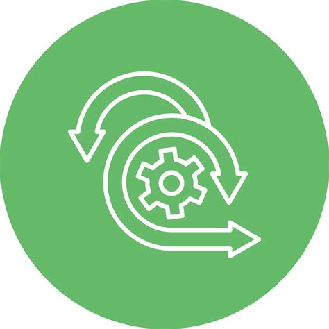 Scrum Line Circle Background Icon Vector Art At Vecteezy