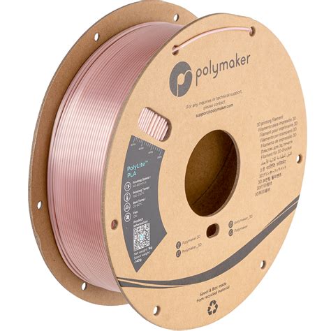 Polymaker Polylite Pla Silk Rose Gold Ultimate 3d Printing Store