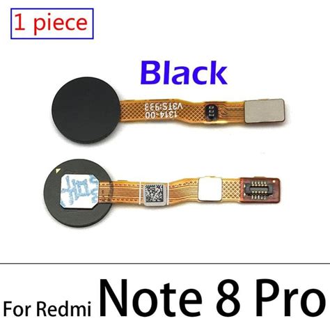 Fingerprint Sensor Scanner Touch Id Connect Motherboard Home Button For Xiaomi Redmi Note 8 8t 8