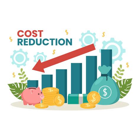 12 Cost Reduction Business Illustration MasterBundles