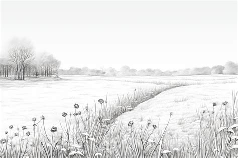 How To Draw A Flower Field In 10 Easy Steps Yonderoo