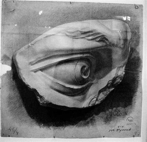 Гипсовый глаз рисунок 74 фото