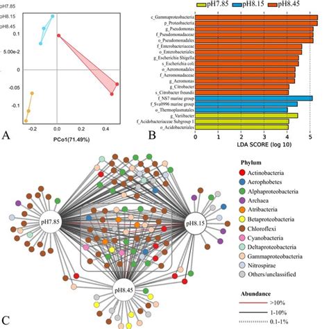 A Principal Coordinate Analysis Pcoa Of The Microbial Taxonomic
