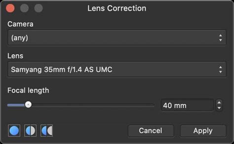Lens Correction