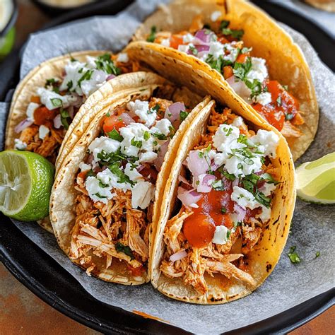 Pulled Chicken Tacos My Cooking Aid