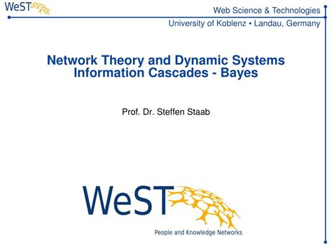 Ppt Network Theory And Dynamic Systems Information Cascades Bayes