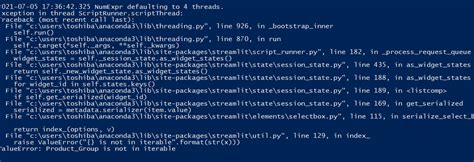 Error After Installing New Version 84 Using Streamlit Streamlit