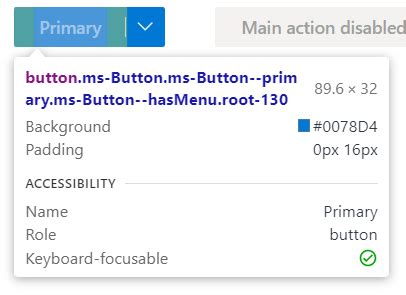 Bug Primary Button S Width Changes When Hovered Active Issue Microsoft Fluentui