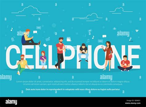 Cellphone Concept Illustration Stock Vector Image And Art Alamy