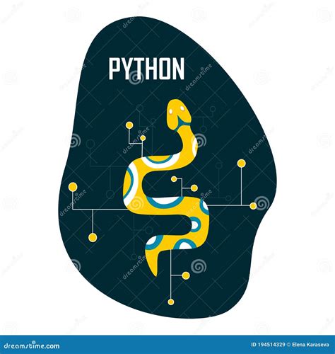 Python Code Language Sign Programming Coding And Developing Concept