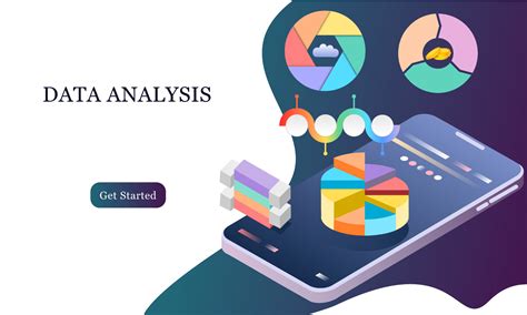 Modern Flat Design 3d Isometric Concept Of Big Data Analysis For Banner And Website Isometric
