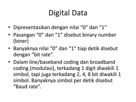 Ppt Digital Data And Line Coding Data And Computer Communication