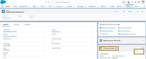 Asset Management In Salesforce Service Cloud