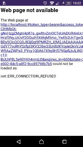 Oauth Callback Page Can T Be Found On Device Cordova Ionic Forum