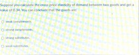 Solved Match Each Elasticity With Its Definition Chegg Com