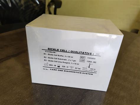 Care One Sickle Cell Solubility Test Kit At ₹ 3450 Kit In Aurangabad