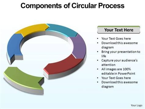 PowerPoint Slidelayout Process Circular Process Ppt Themes