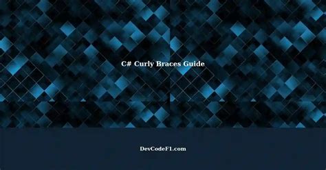 C Expected Though Closed Curly Braces A Comprehensive Guide