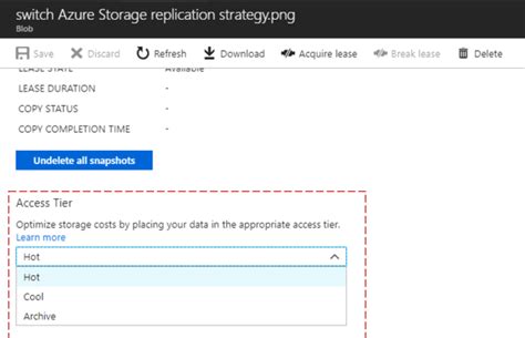 How To Update Access Tier In Azure Storage Blob Level Daily Net Tips