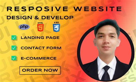 Create A Fully Responsive Website Using Html Css And Php By Jmalano Fiverr