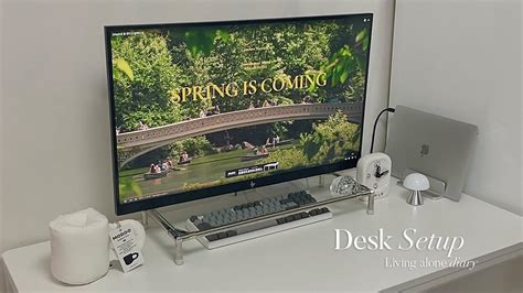 6평 원룸 홈오피스 꾸미기와 주말동안 먹은 것들🖥 L 데스크테리어 성수카페 컬리언박싱ㅣ 원룸인테리어 ㅣ Desk