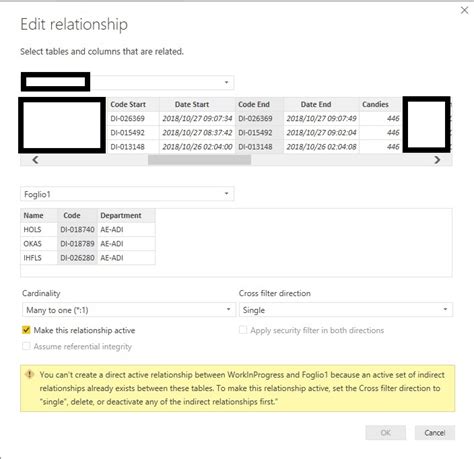 Relationship Between 2 Tables And More Than 2 Colu Microsoft