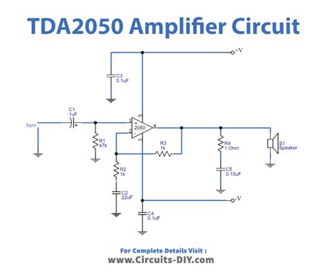 Tda2050 Stereo Audio Amplifier 35w 75w