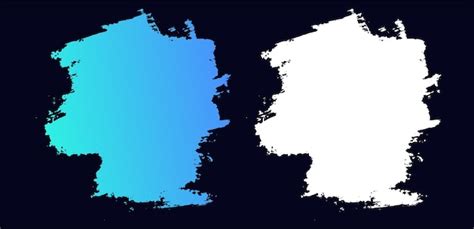 그런 지 질감 스플래시 브러시 스트로크 검은 배경에 프리미엄 벡터