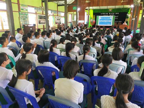 ကြံခင်းမြို့နယ် အ ထ က ၁ ကျောင်း၌ လူငယ်ရေးရာအသိပညာပေးဟောပြောပွဲကျင်းပ Information And Public