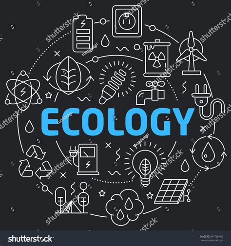 Black Line Flat Circle Illustration Icons Stock Illustration 694766482 Shutterstock