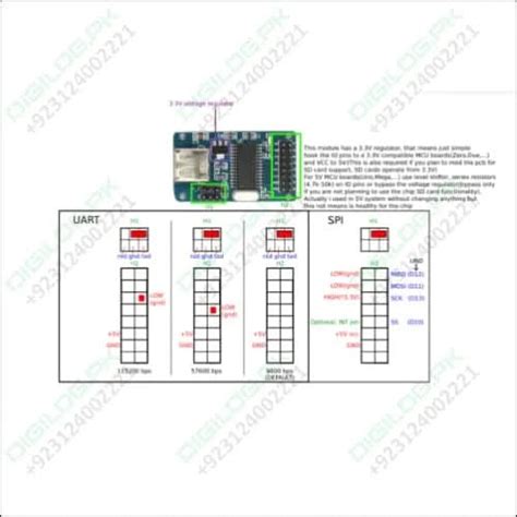 Arduino Disk Read Write Module Usb Flash Disk For Arduino Ch376s In Pakistan Digilog Pk