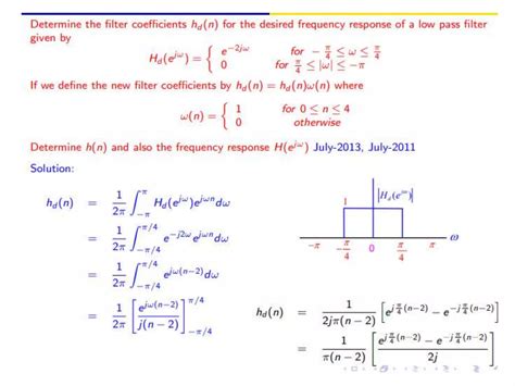 fir filter design pptx technology and computing