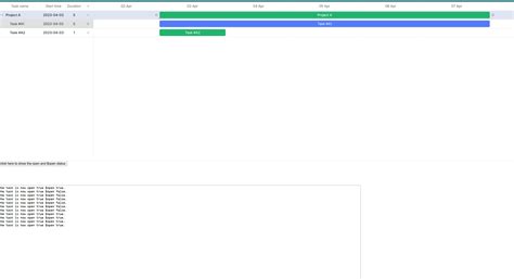 Bug In Open Property Not Synchronized With Internal Open Property Gantt Dhtmlx
