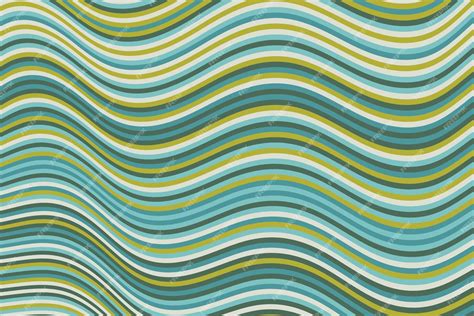 Premium Vector Simple Curve Wave Stripes Warp Vector Background