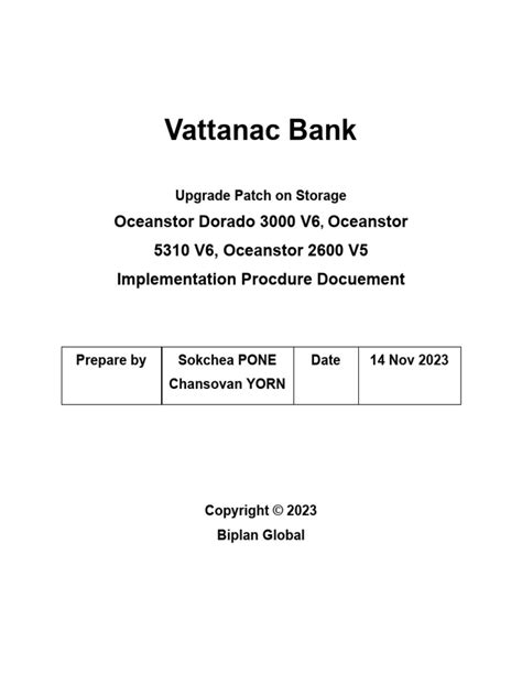 Upgrade Patch Storage Pdf