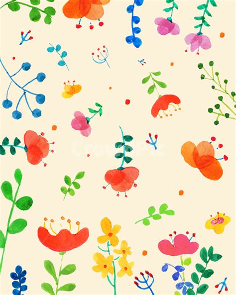 나뭇잎 꽃 패턴 배경 백그라운드 사진이미지일러스트캘리그라피 Dawool작가