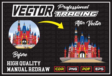 Vector Tracing Redraw Logo Convert Image To Vector By Ugienfs Fiverr