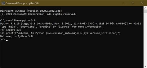 Windows Python Command