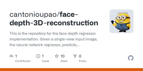 github cantonioupao face depth 3d reconstruction this is the