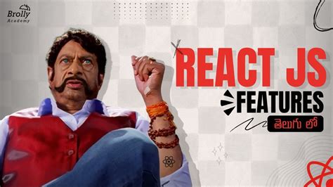 Features Of React Js React Js Tutorials Telugu Jsx Hooks