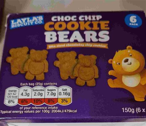 Check Halal Status Of Laylas Biscuit Co Choc Chip Cookie Bears Install Mustakshif