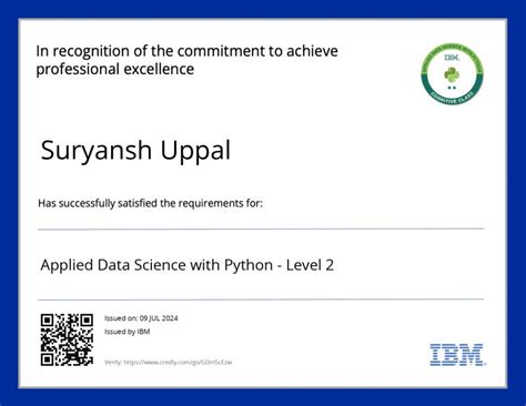 earned a data science badge with ibm suryansh uppal posted on the